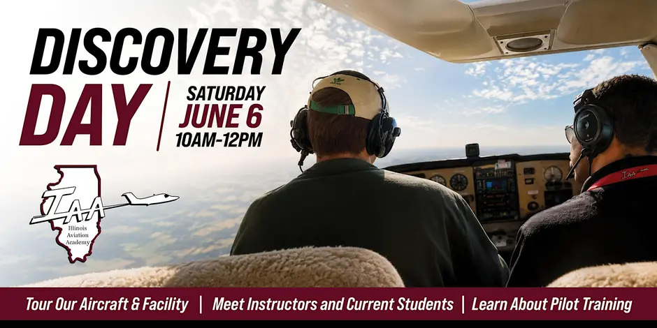 Pilot Training Discovery Day | Illinois Aviation Academy | June 6th ...